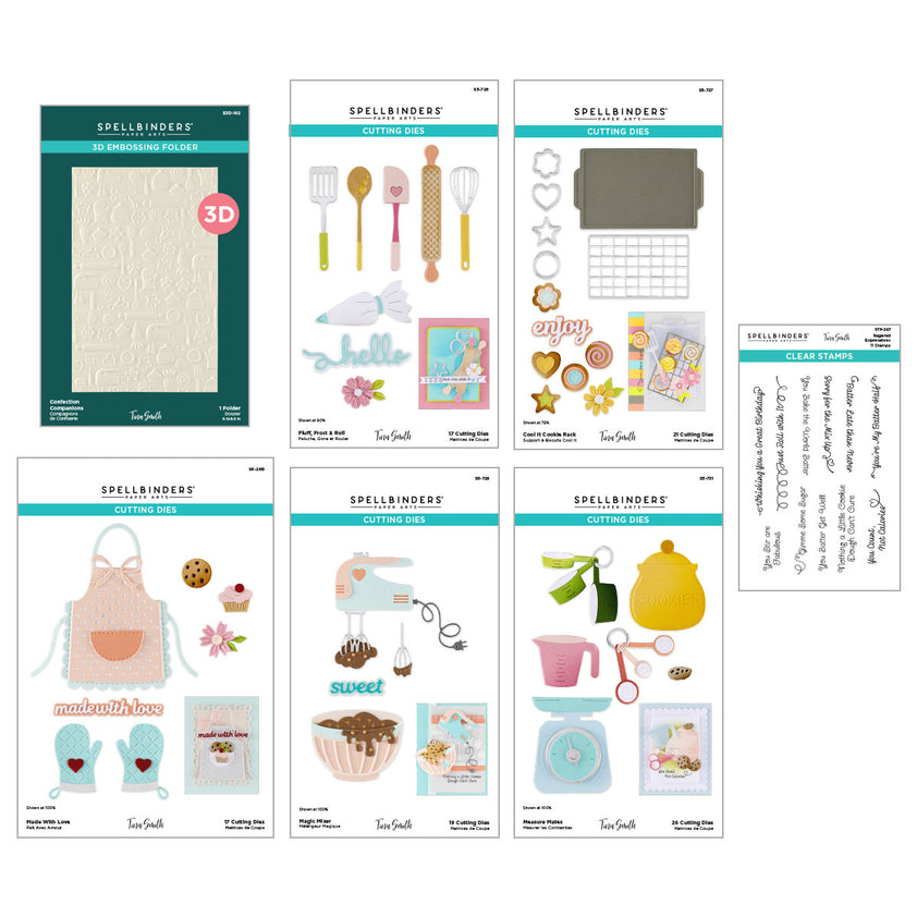 Spellbinders Make It and Bake Die, Folder and Stamp Bundle – Simon Says ...
