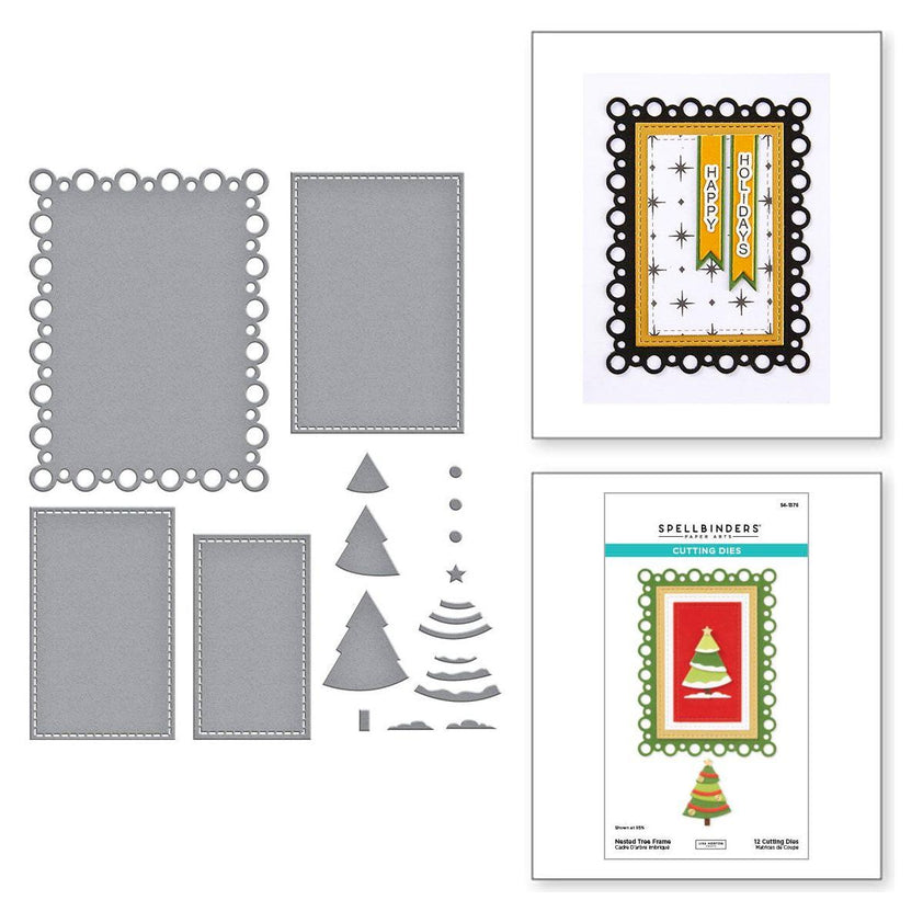Spellbinders Nested Tree Frame Etched Dies s4-1376 – Simon Says Stamp