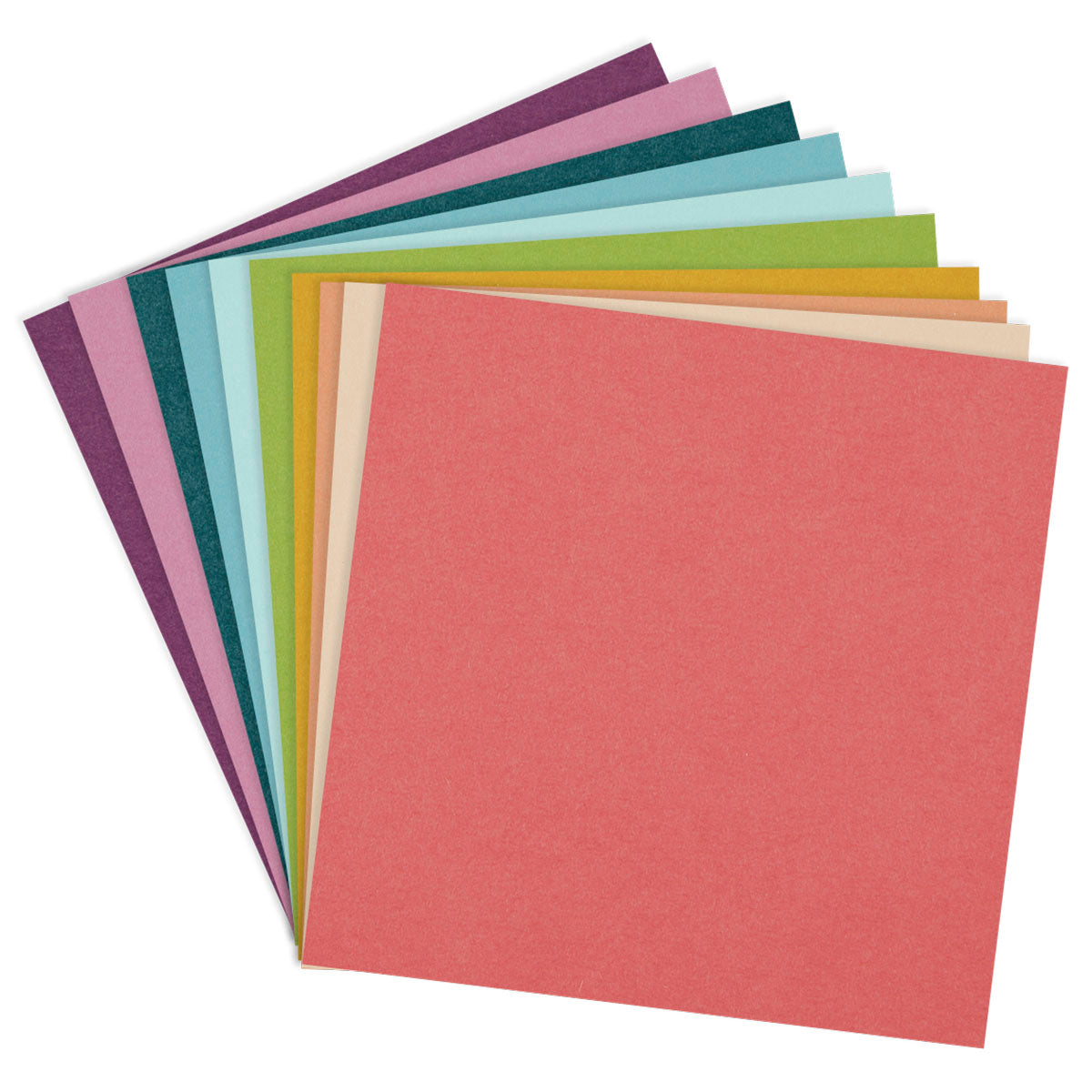 Spellbinders Rainbow Hues Assortment ColorWheel Cardstock 12x12 csa-01 ...