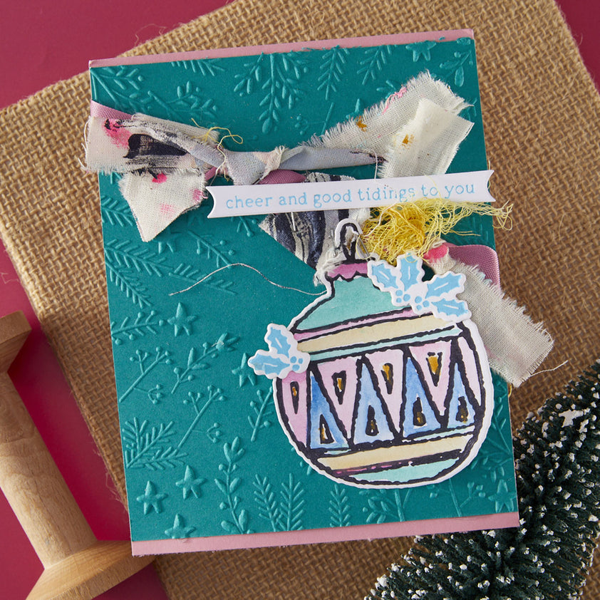 Spellbinders Stars and Fronds Frame 3D Embossing Folder e3d-152 – Simon ...