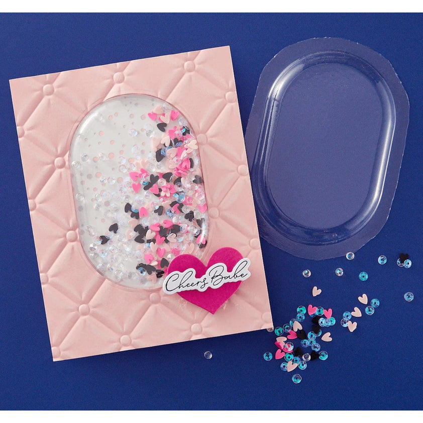 Spellbinders Stylish Oval Shaker Domes scse-005 – Simon Says Stamp