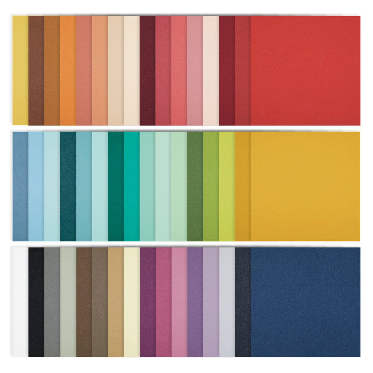 Spellbinders The Full 48 ColorWheel Cardstock Pack 12x12 csa-003 ...