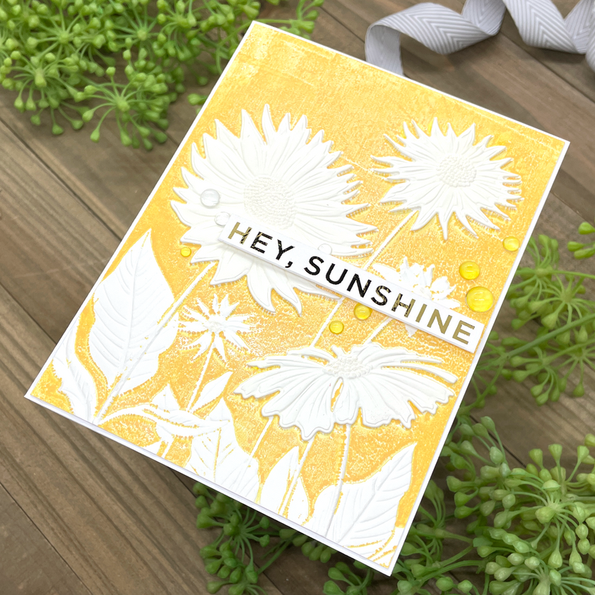 Simon Says Stamp Embossing Folder and Dies Splendid Daisies sfd316 Out