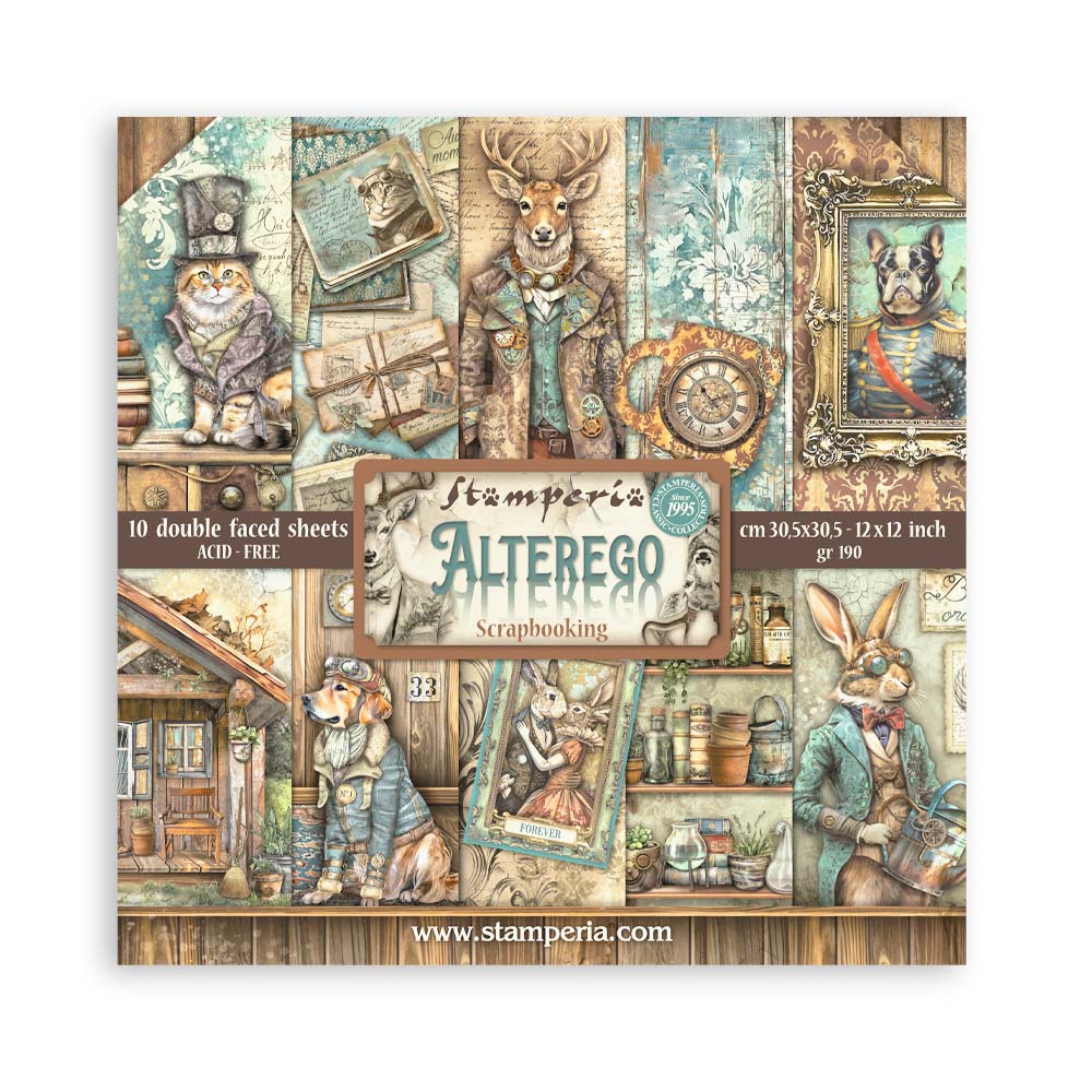 Stamperia Alterego 12x12 Paper sbbl161 – Simon Says Stamp