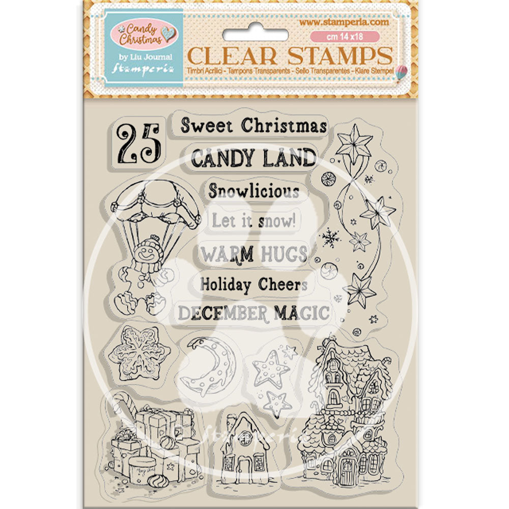 Stamperia Candy Christmas Stamperia Candy Land Clear Stamps wtk223 ...