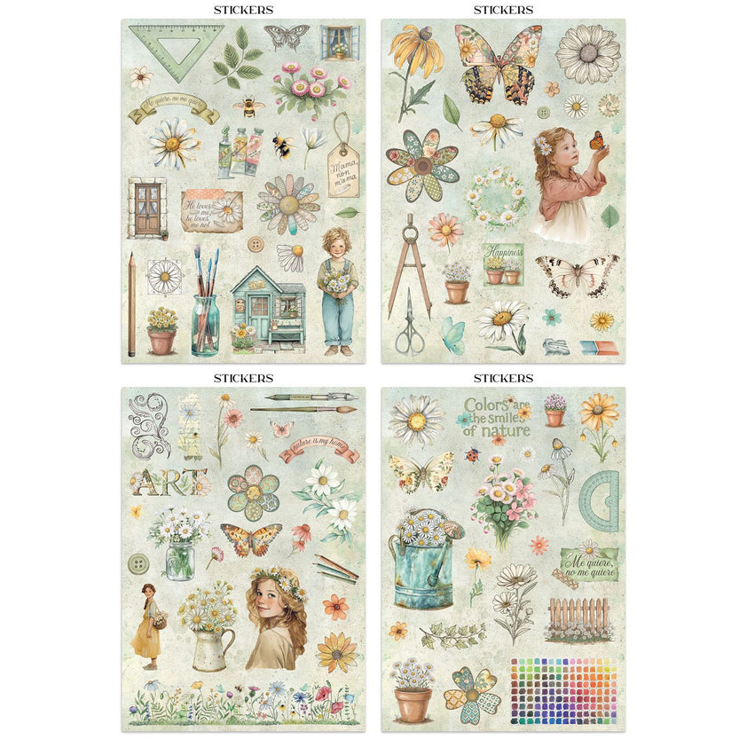 Stamperia Daisy Art Junk Journal sbjk14 – Simon Says Stamp