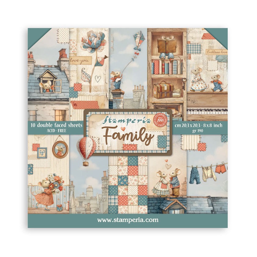 Stamperia Family 8x8 Paper sbbs137 – Simon Says Stamp