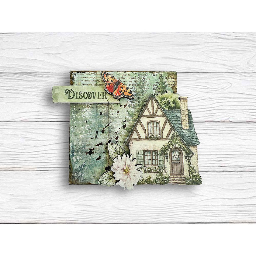 Stamperia Herbarium Silvae Mini A6 Rice Paper dfsa6x02 – Simon Says Stamp