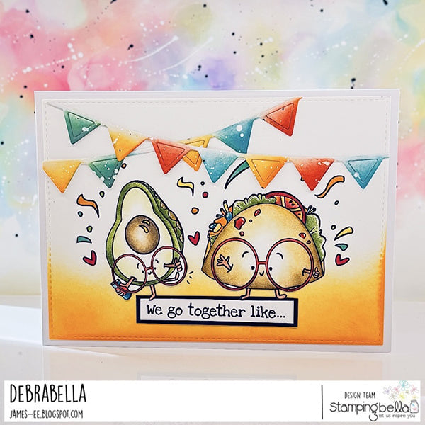 Stamping Bella Spec-Tacular Taco and Avocado Cling Stamp ag1382 – Simon ...