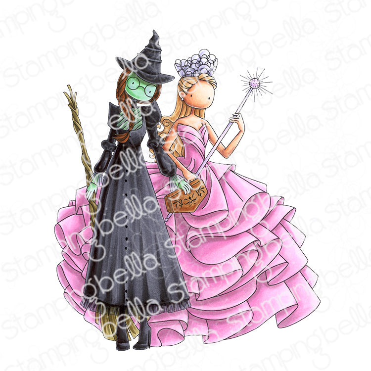 Stamping Bella Uptown Girls Elle and Glyn Are Friend Cling Stamp eb146 ...