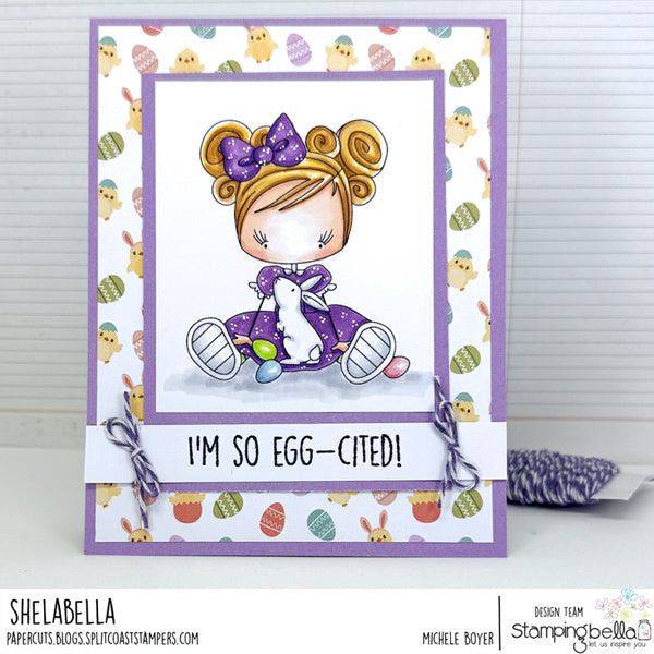 Stamping Bella Whimsabella Lilibun and Clover Cling Stamp eb1456 ...