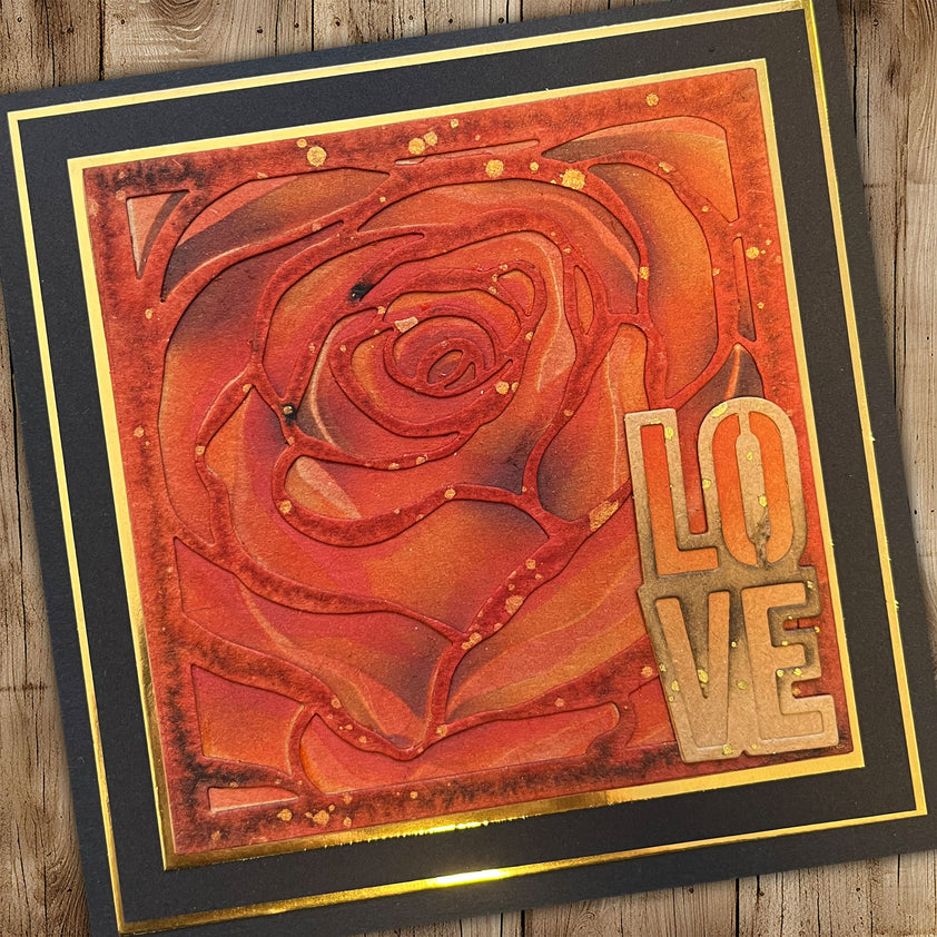 Stamps By Me Radiant Rose Die and Stencil Set 160824b* – Simon Says Stamp