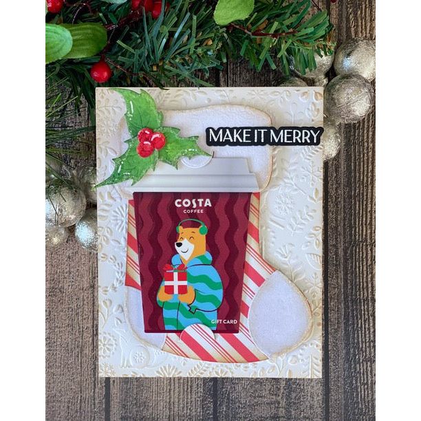 Simon Says Stamp Stocking Gift Card Holder Wafer Dies 1205sd
