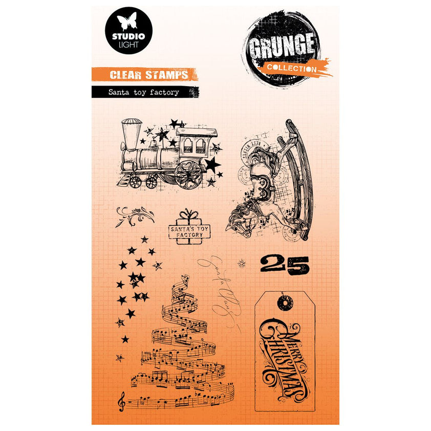 Studio Light Santa Toy Factory Clear Stamps sl-gr-stamp843* – Simon ...