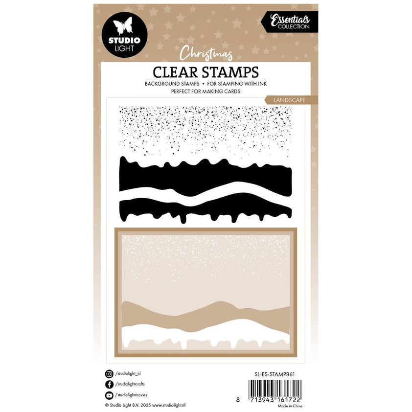 Studio Light Snow Landscape Clear Stamps sl-es-stamp861 – Simon Says Stamp