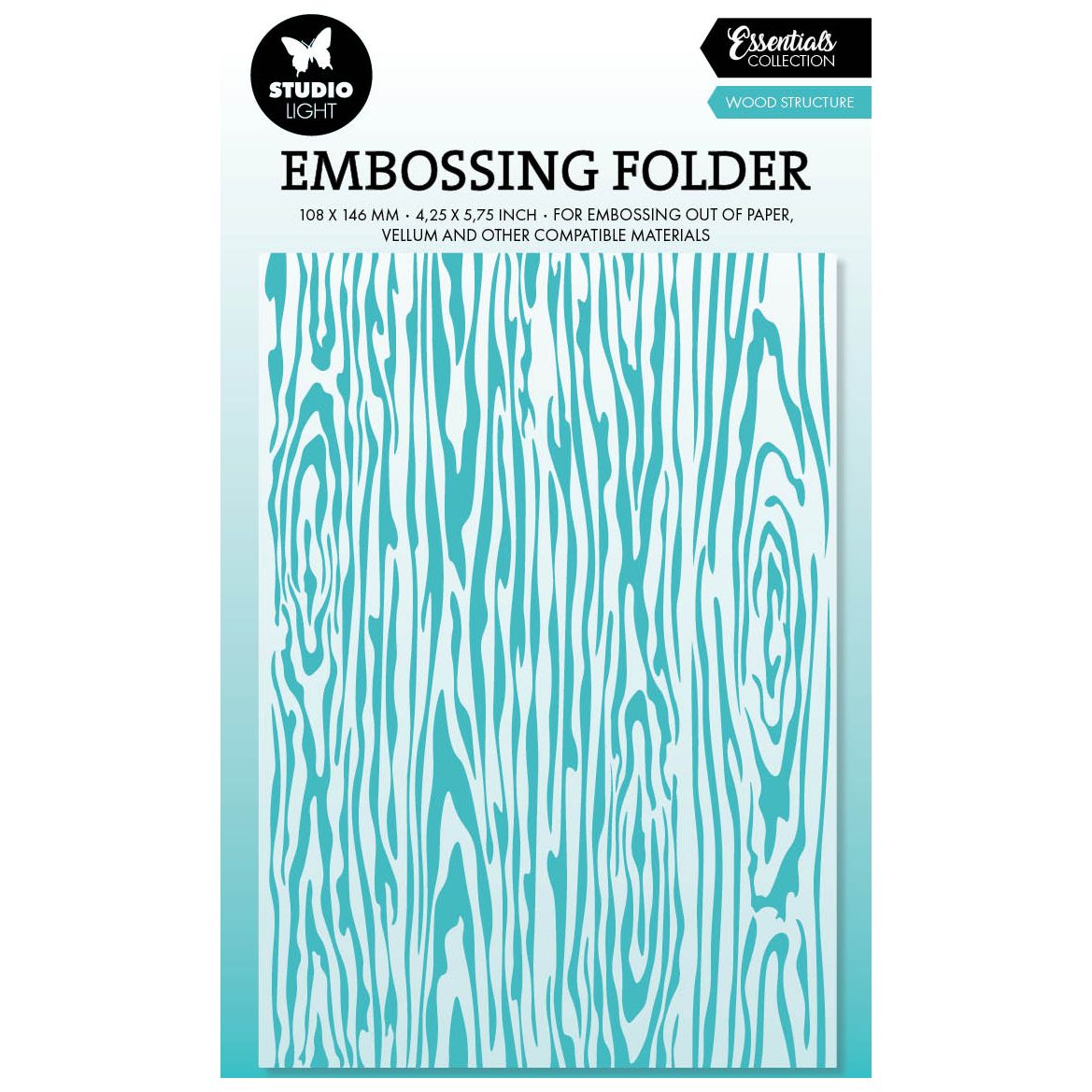 Studio Light Wood Structure Embossing Folder sl-es-emb29 – Simon Says Stamp