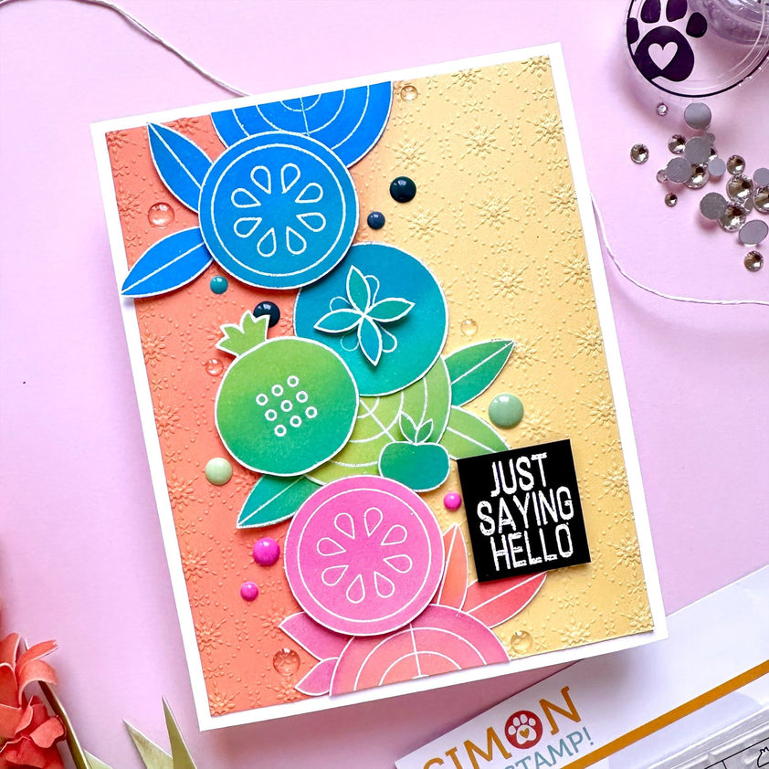 Simon Says Clear Stamps Summer Fruit Tiles 2062ssc Sunny Vibes – Simon ...