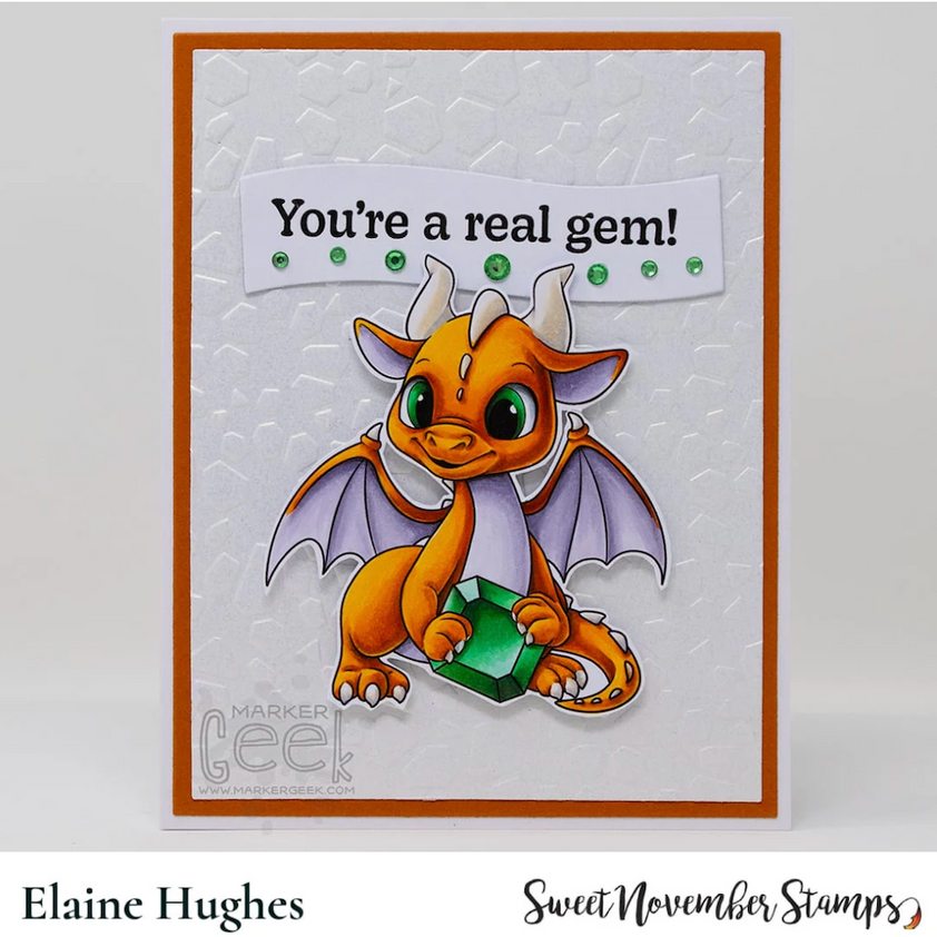 Sweet November Stamps May Emerald Dragon Clear Stamp Set sns-me-dg-25 – Simon Says Stamp
