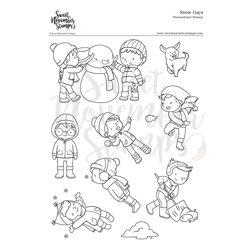 Sweet November Stamps Snow Days Clear Stamp Set sns-sd-wn-25 – Simon ...