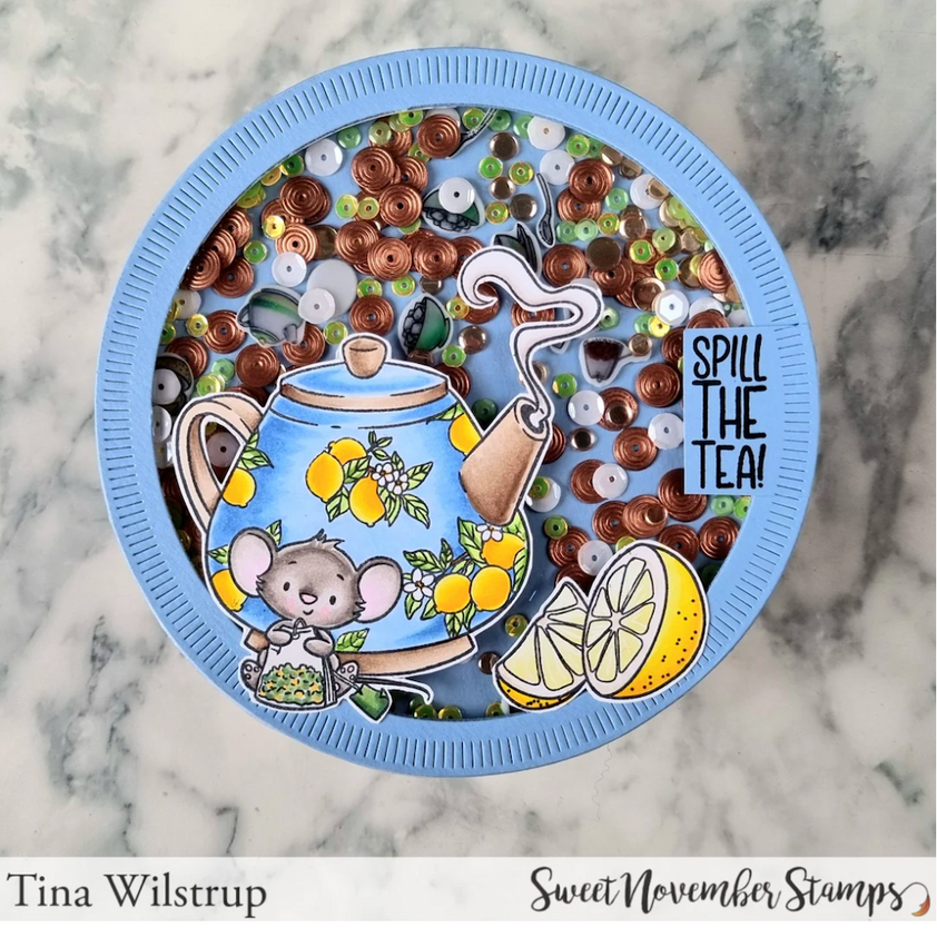 Sweet November Stamps Tea Time Embellishment Mix sns-sq-tt-25 – Simon ...