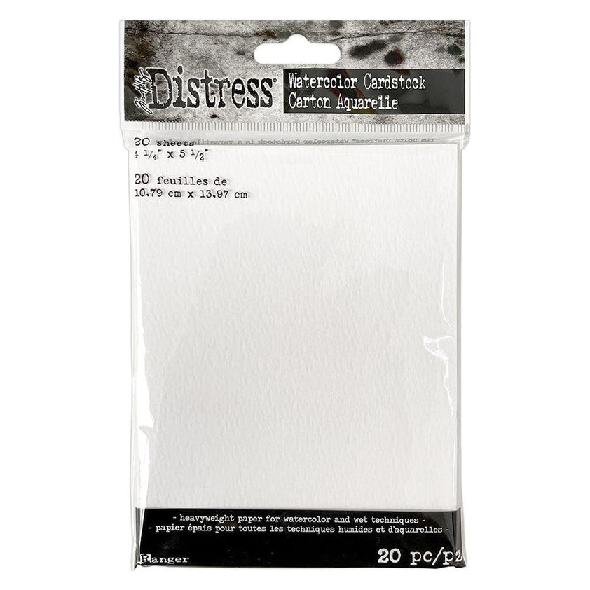 Tim Holtz 4.25 x 5.5 Distress Watercolor Cardstock 3 Pack Bundle ...