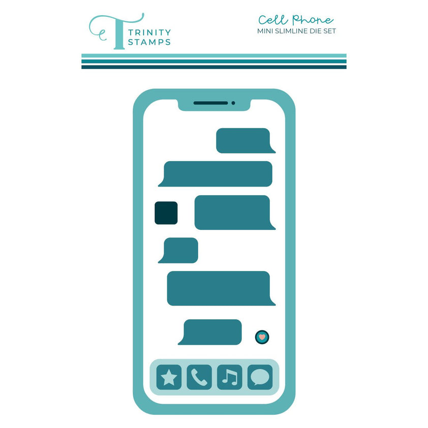 Trinity Stamps Cell Phone Mini Slimline Die Set tmd-271 – Simon Says Stamp