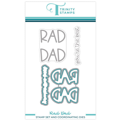Trinity Stamps Rad Dad Clear Stamp and Die Set tps-248* – Simon Says Stamp