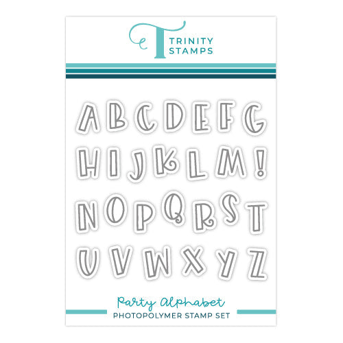 Trinity Stamps Party Alphabet Clear Stamp Set tps-258* – Simon Says Stamp