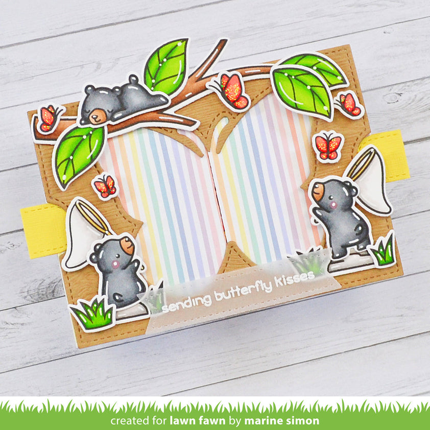 Lawn Fawn Ta-Da! Diorama! Butterfly Window Add-On Dies lf3370 – Simon ...