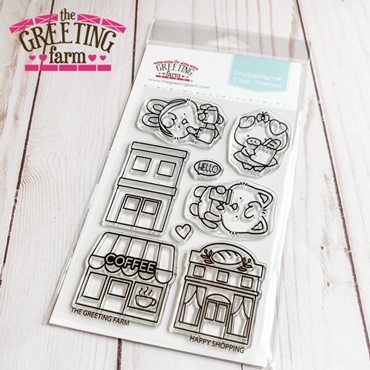 The Greeting Farm Happy Shopping Stamps – Simon Says Stamp