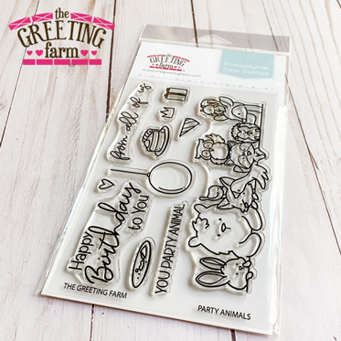The Greeting Farm Party Animals Stamps – Simon Says Stamp