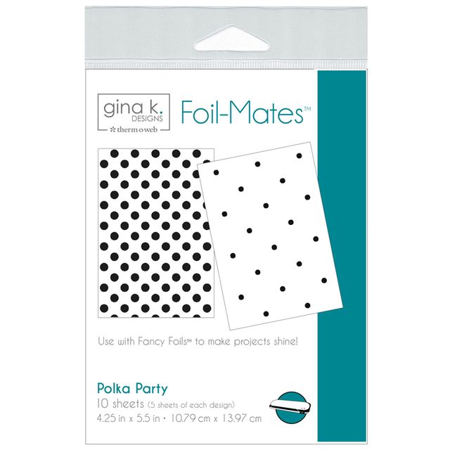 Therm O Web Gina K. Designs Polka Party Foil-Mates Remix Deco Foil Ton ...