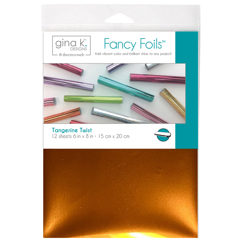Therm O Web Gina K Designs Tangerine Twist Fancy Foils Deco Foil 18212 ...