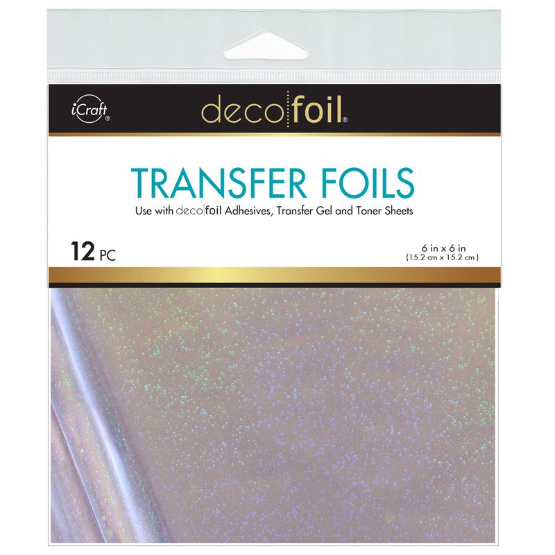 Therm O Web Silver Sparkle Deco Foil Transfer Sheets iCraft 5715 ...