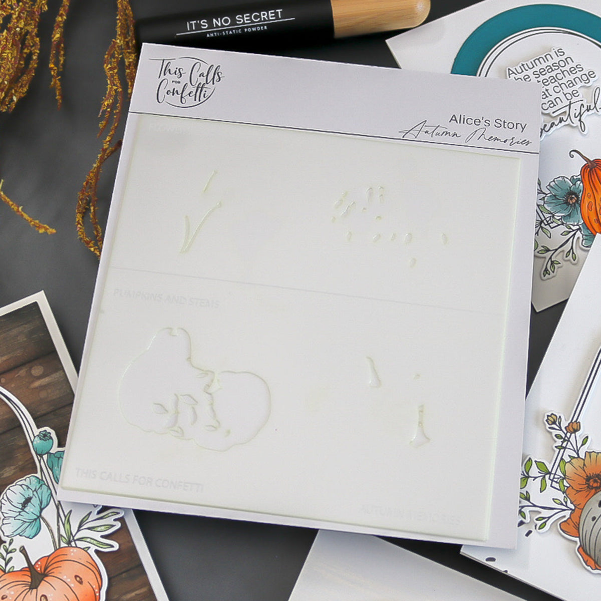 This Calls For Confetti Alice's Story Autumn Memories Quick Color Sten ...