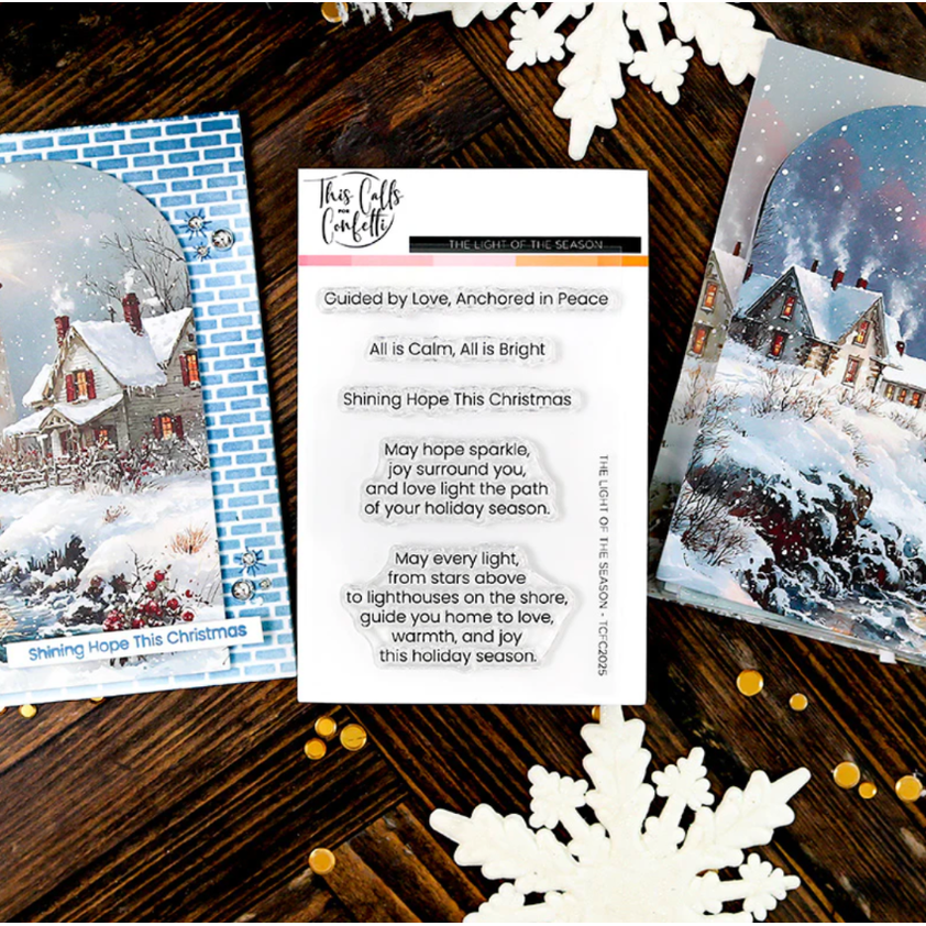 This Calls For Confetti The Light of the Season Clear Stamps – Simon ...