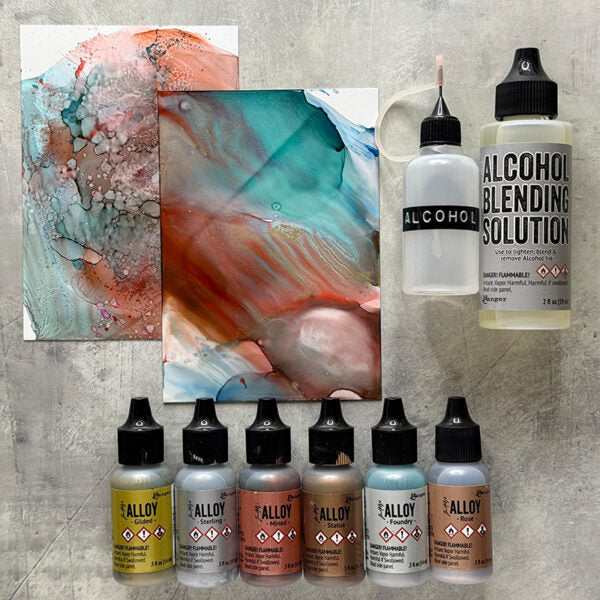 Tim Holtz Alcohol Ink Spectrum Bright 8 Pack Kit Ranger tak79385 ...