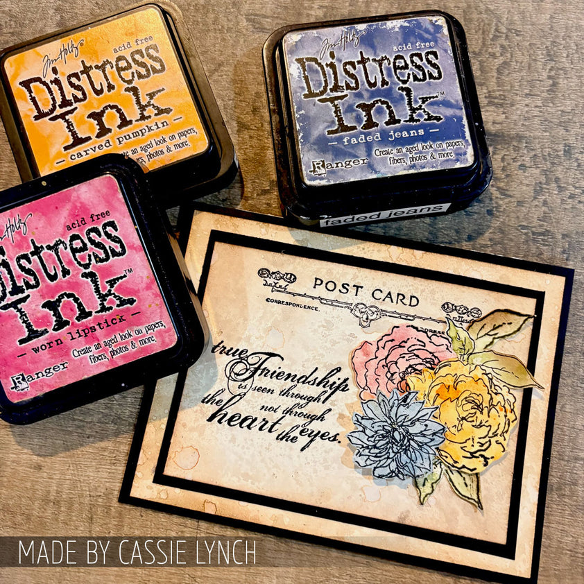 Tim Holtz Clear Stamps and Stencil Floral Elements, Linked Circles and ...