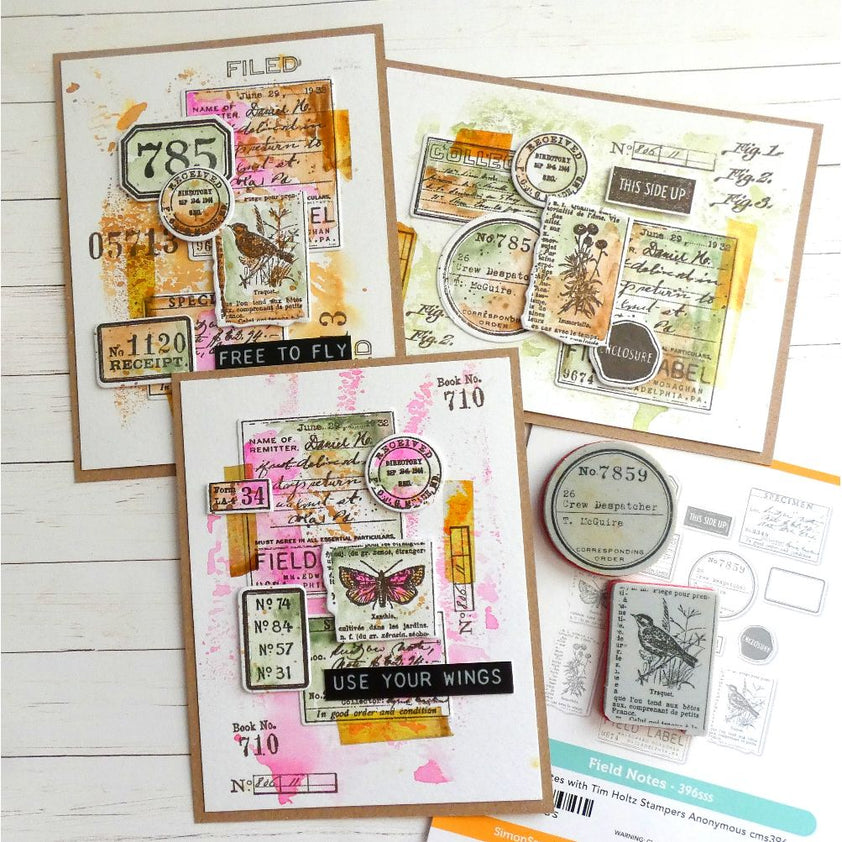 Tim Holtz Cling Rubber Stamps Field Notes cms396 – Simon Says Stamp