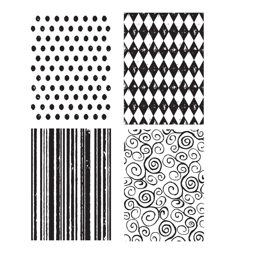 Tim Holtz Cling Rubber Stamps TINY TEXTURES Background CMS042 – Simon ...