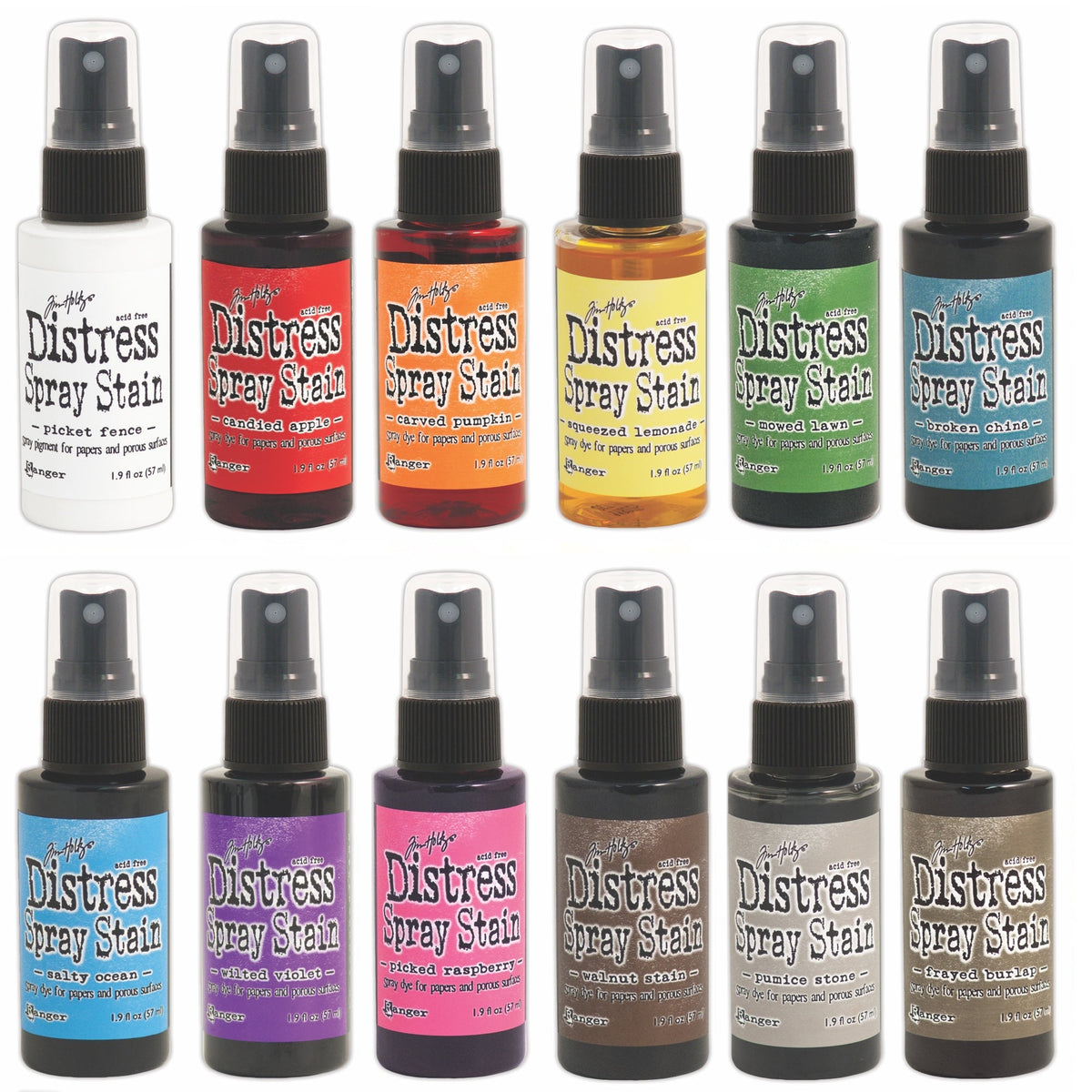 Tim Holtz Distress 12 Spray Stains Bundle 1 – Simon Says Stamp