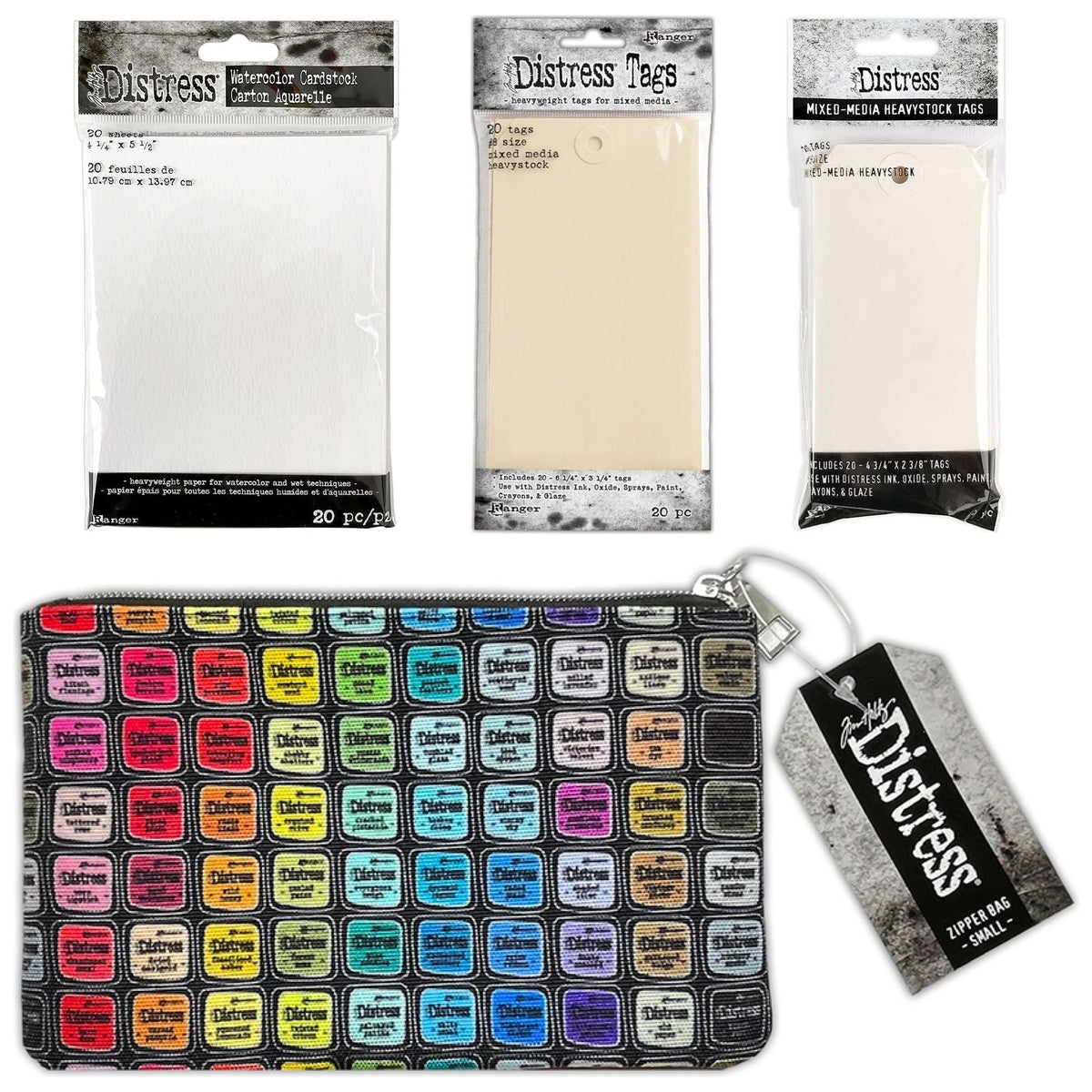 Tim Holtz Distress 4.25x5.5 Watercolor Cardstock Mixed Media Heavystoc ...