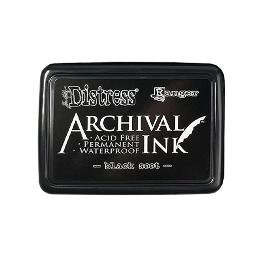 Tim Holtz Distress Archival Ink Pad Black Soot Ranger – Simon Says Stamp