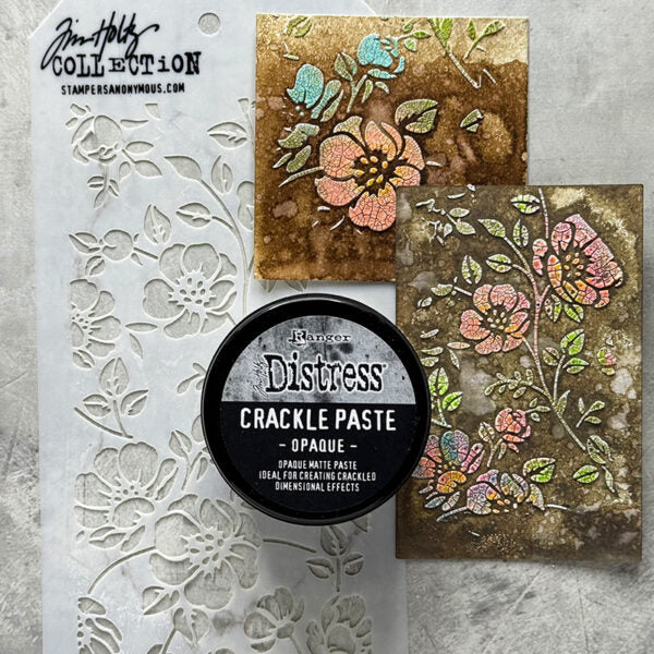 crackle texture paste
