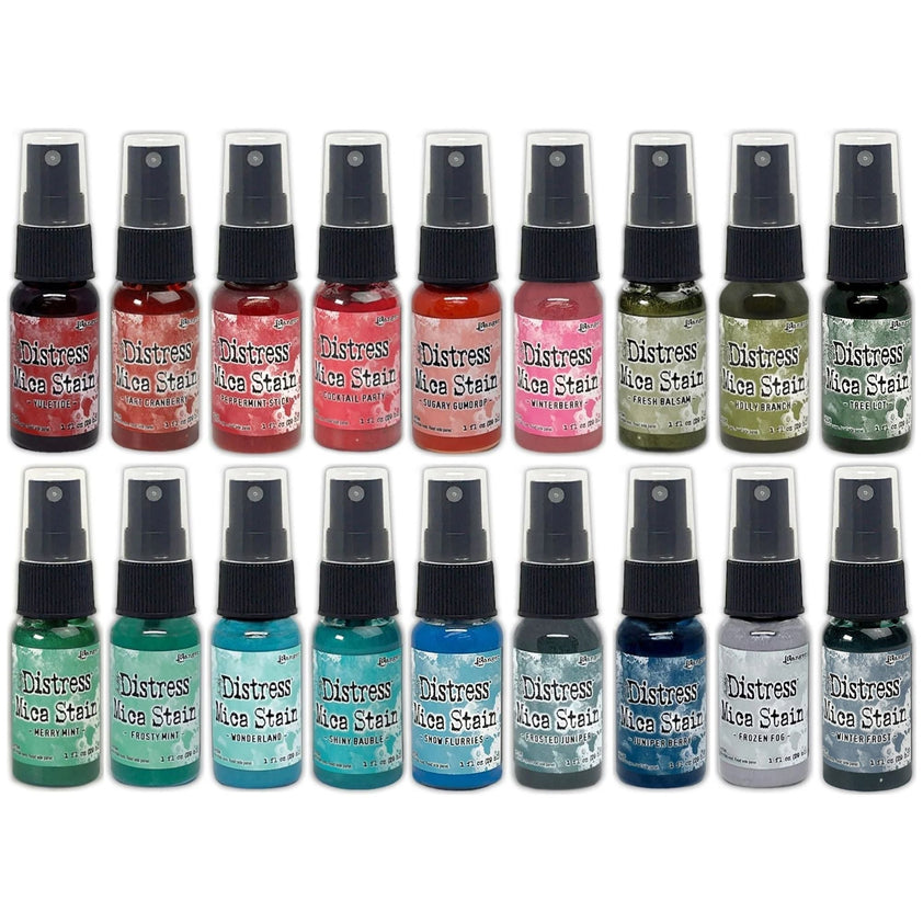 Tim Holtz Distress Holiday Mica Stains Crayons And Pastes Bundle ...