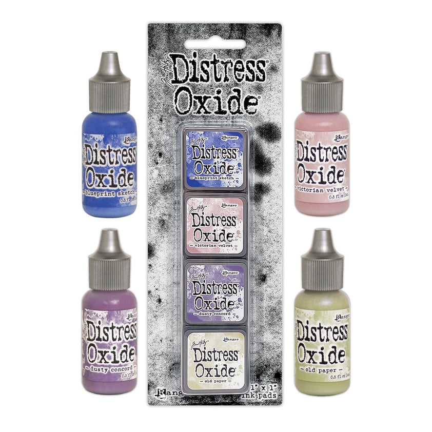 Tim Holtz Distress Mini Oxide Ink Pads Kit 11 And Reinkers Bundle ...