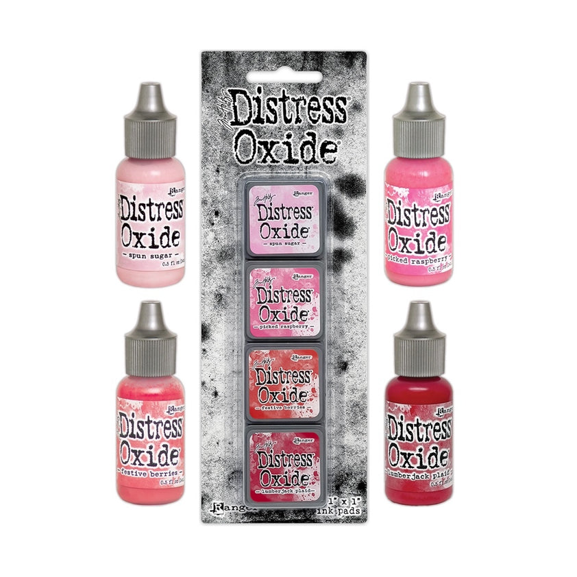 Tim Holtz Distress Mini Oxide Ink Pads Kit 1 And Reinkers Bundle ...