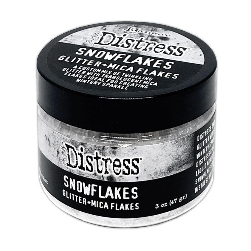 Tim Holtz Distress Texture Paste Twinkle And Distress Snowflakes Bundl ...