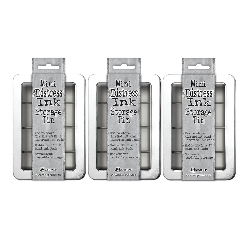 Tim Holtz Mini Distress Ink Storage Tin Bundle Of 3 – Simon Says Stamp