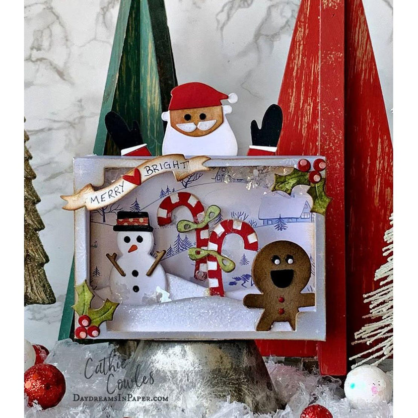 Tim Holtz Sizzix Christmas Minis Sidekick Dies and Texture Fade 666863 ...